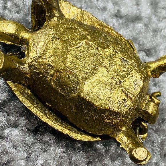 Accents | Turtle Trinket Box Tiny Multicolor Enamel Metal Hinge Open ...